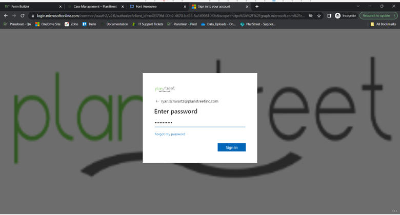 How to use Single Sign-On (SSO) – PlanStreet Support Services