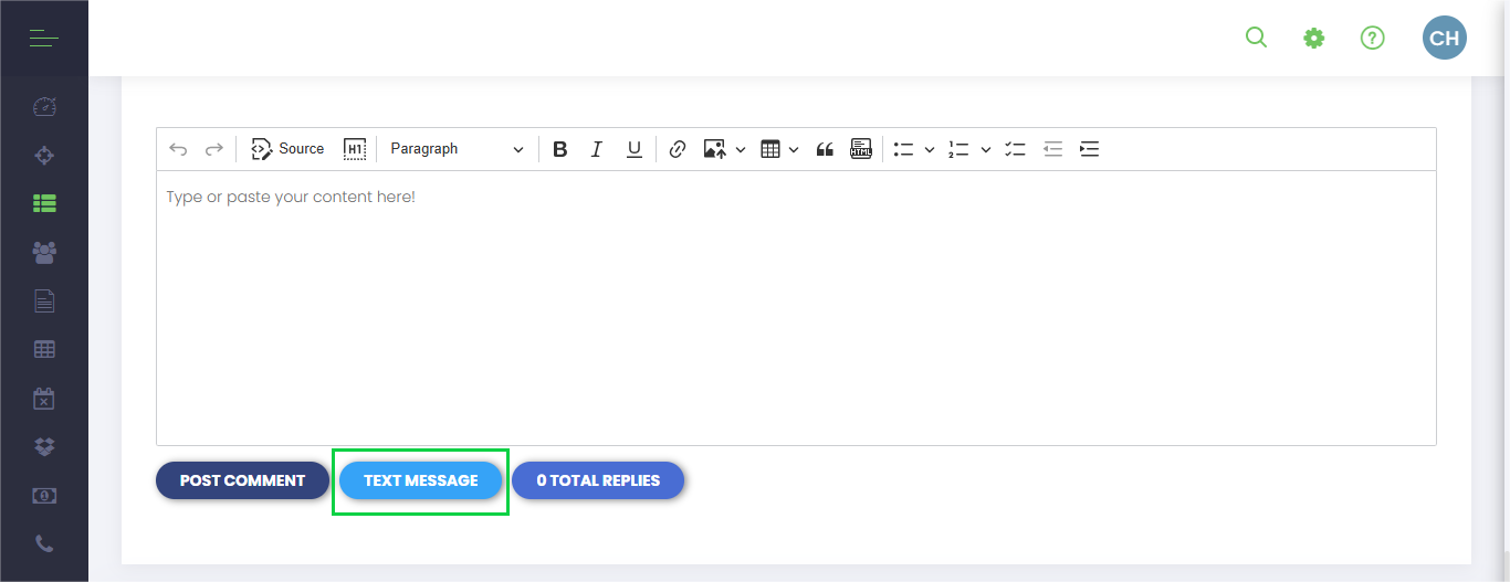 Custom Text Messaging – PlanStreet Support Services
