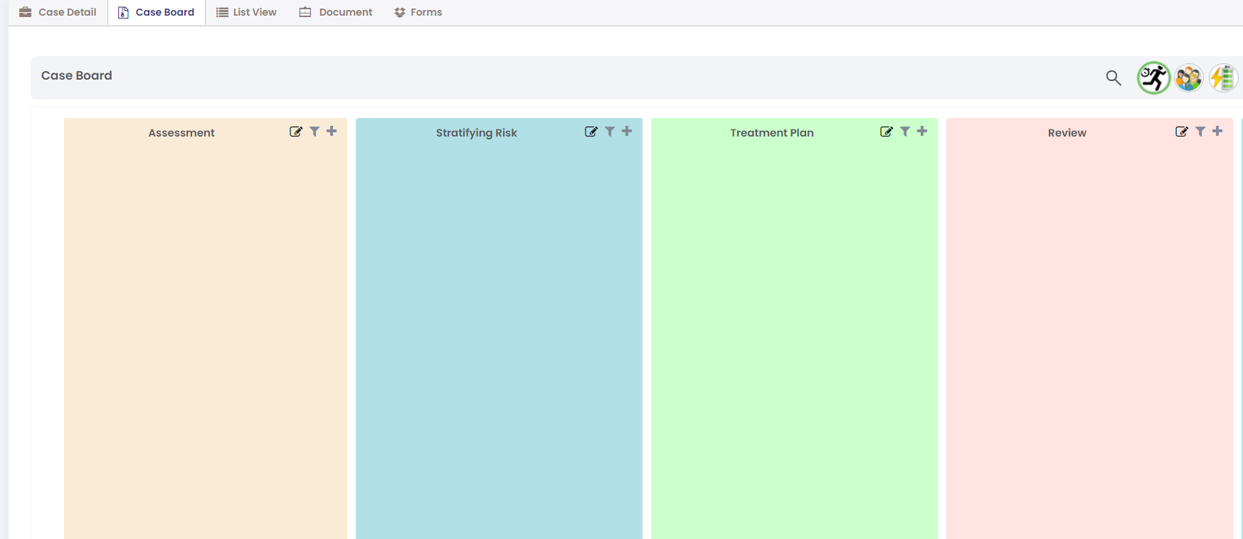 Case Board Overview – PlanStreet